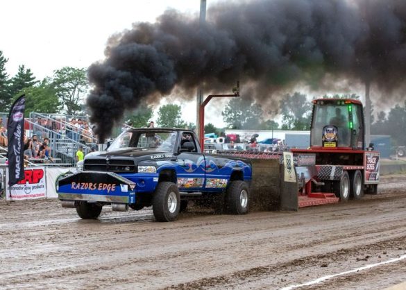 OSTPA Tractor and Truck Pull rained out