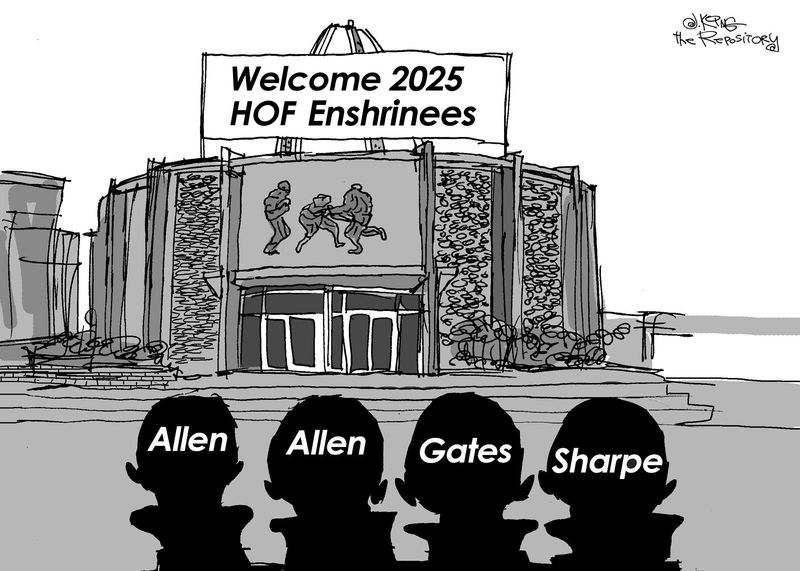 Introducing the 4 newest members of the Pro Football Hall of Fame | Cartoon