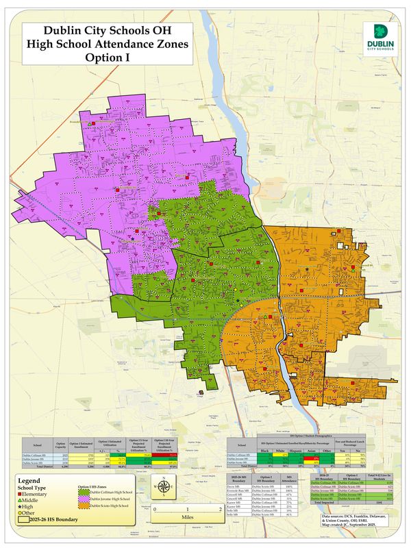 Dublin City Schools unveils draft maps for high school boundary shifts ...