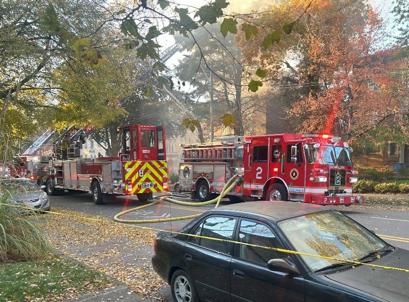 Firefighters investigating following explosion, fire at Kelton House ...