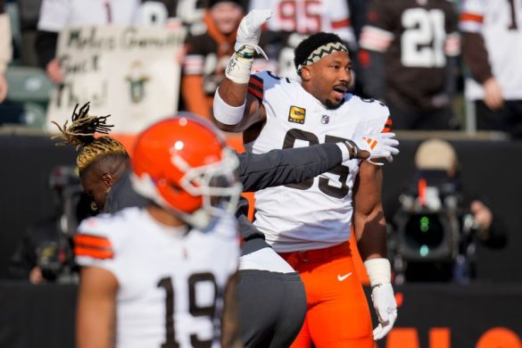 Browns DE Myles Garrett stats & numbers in Week 18 game vs. Bengals