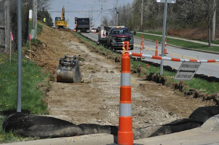 Work continues on Wooster's new walking/biking loop