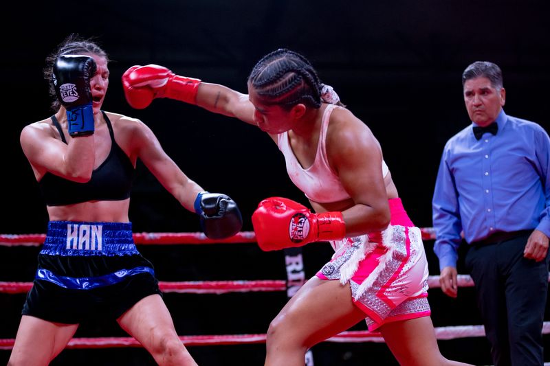 Jake Paul’s MVP signs El Paso boxing champ, police officer Stephanie Han