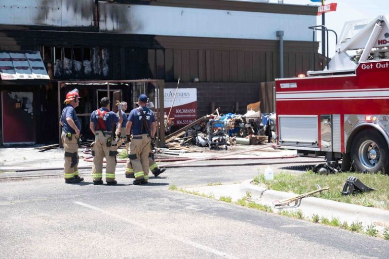 Old Logan’s Roadhouse fire tops busy day for Amarillo firefighters
