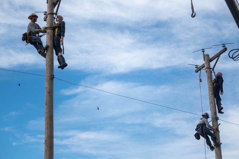 Lineman's rodeo tests skill, safety and teamwork in Amarillo