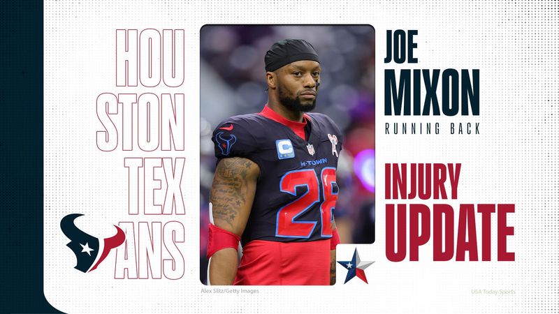 Texans RB Joe Mixon not expected back following Week 4 win over Titans