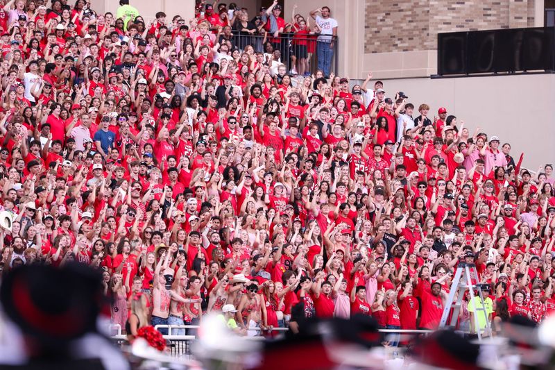 Texas Tech football game vs Oregon State in a weather delay