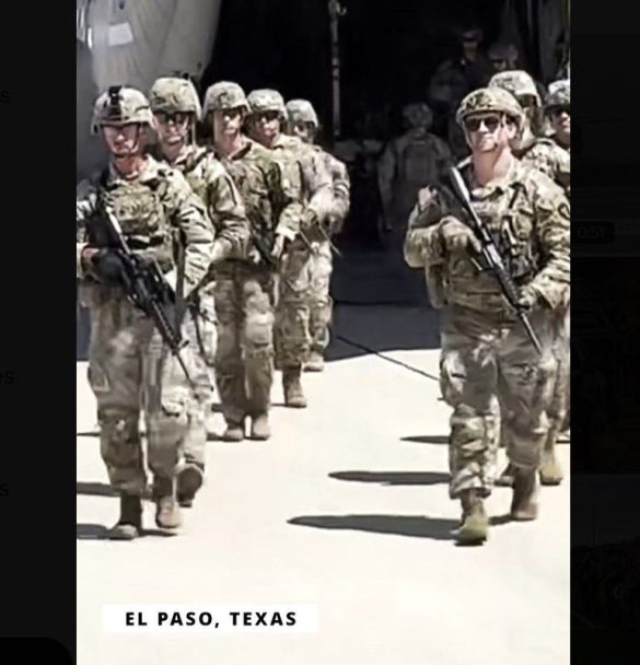 500 Texas National Guard troops arrive in El Paso to help US Border Patrol