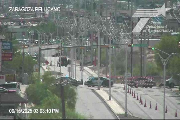 1 dead in car, motorcycle collision that closed Zaragoza Road in East ...