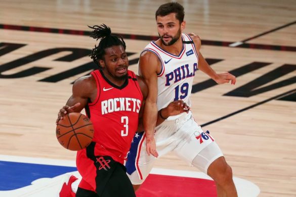 Houston Rockets jersey history No. 3 - Chris Clemons (2019-20)