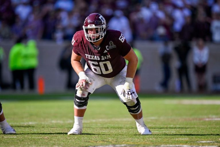 Texas A&M senior OT officially declares for the 2026 NFL Draft