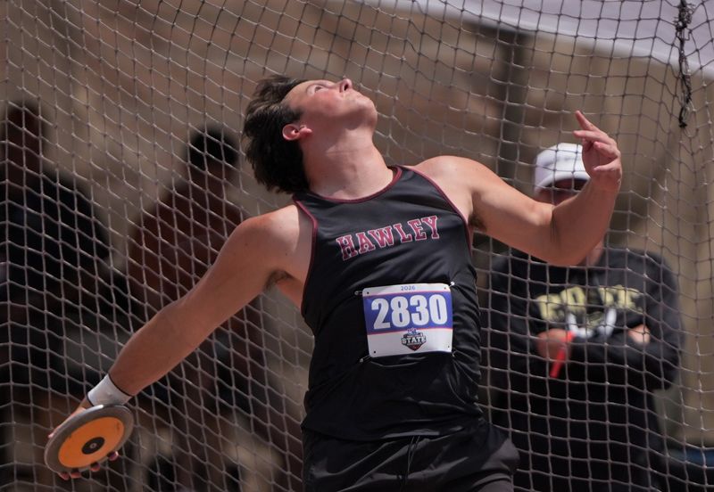 Camden Ables wins state discus gold, follows family