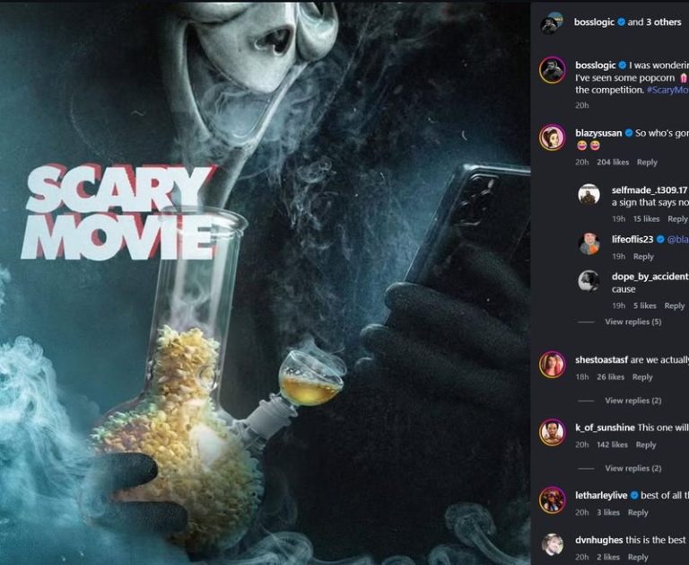 'Is this real' 'Scary Movie 6' teases bong popcorn bucket