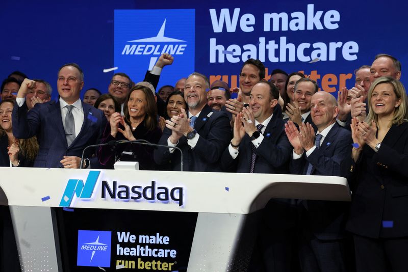Medline rises in Nasdaq debut, tops 2025 IPOs with $46 billion valuation