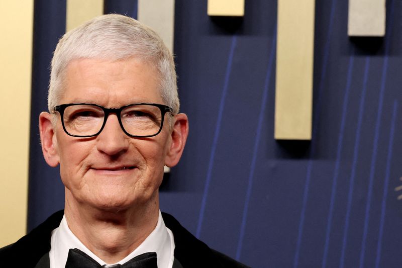 Nike climbs as Apple's Tim Cook buys $3 million in stock
