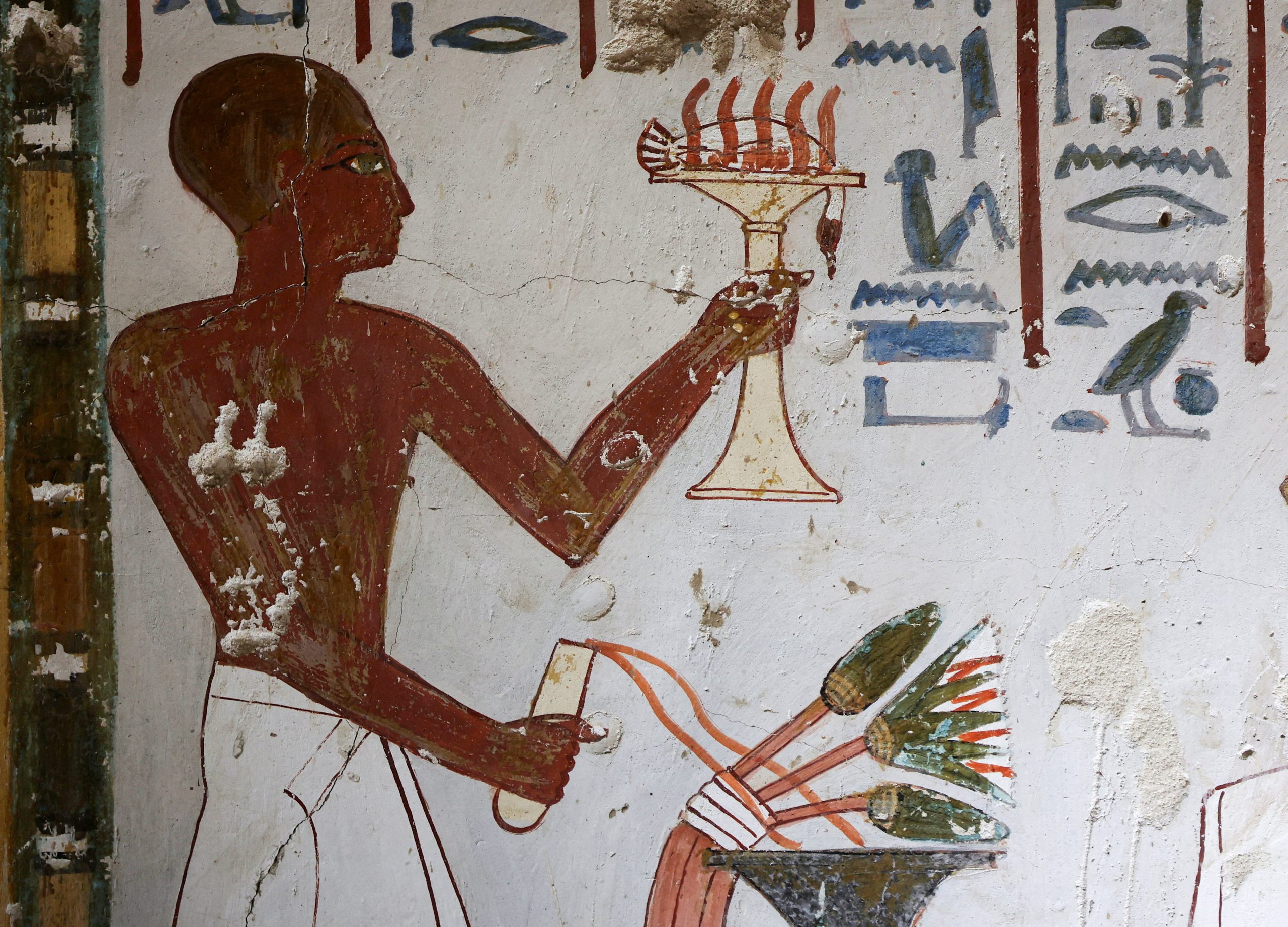 Egypt exhibits Tutankhamun tomb artifact and two restored New Kingdom ...