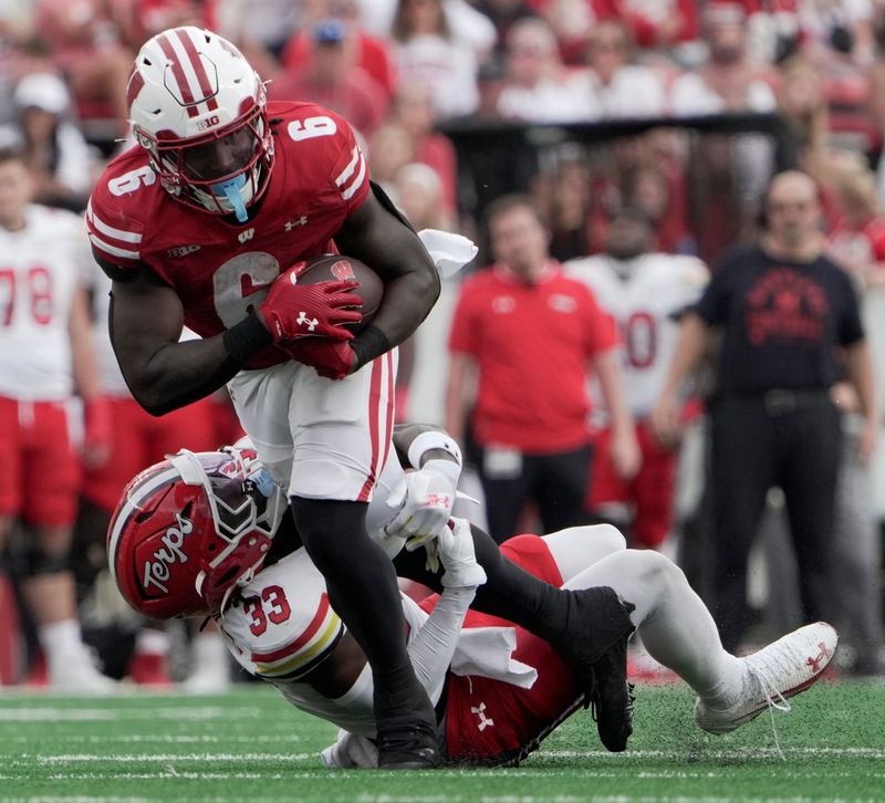 A look at the running back depth chart for the Wisconsin Badgers ...