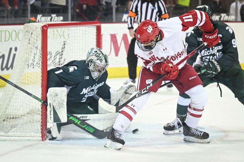 Third period turnover sinks No. 13 Wisconsin hockey at Ohio State